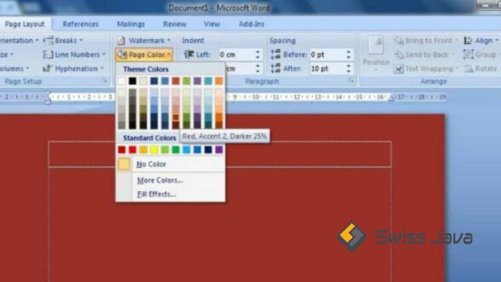 Cara Mengubah Warna Background Dokumen Microsoft Word